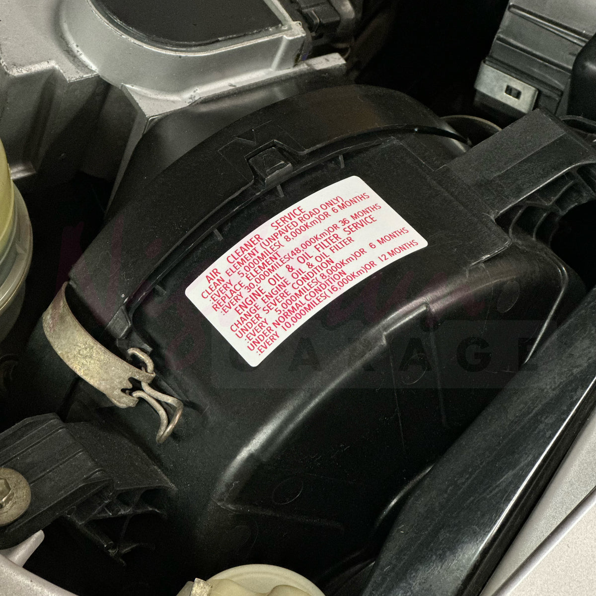 Mk3 Toyota Supra Reproduction Engine Bay Decals – Nightrun Garage