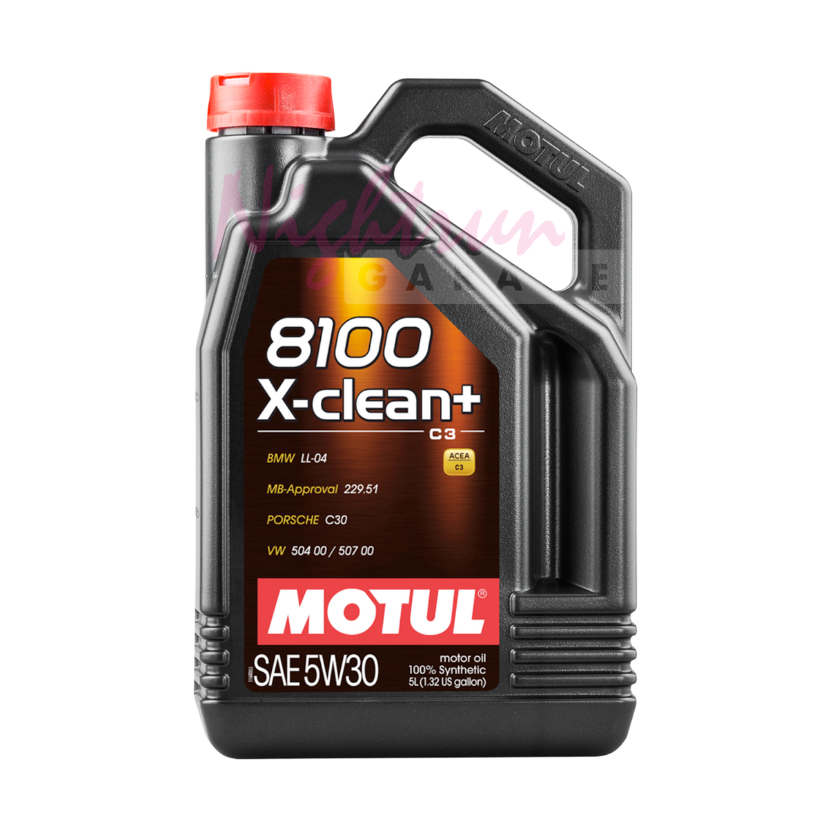Motul 8100 X-Clean+ SAE 5W-30 Synthetic Engine Oil (5L) – Nightrun Garage